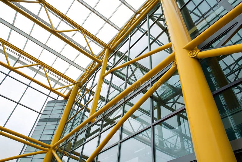 Complex Building Structural Detail Stock Illustration - Illustration of ...