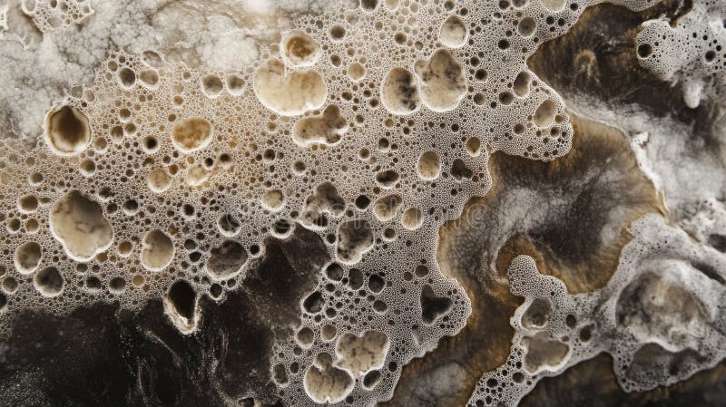 Dense Layer of Microbes Thriving in a Nutrient Rich Environment with ...