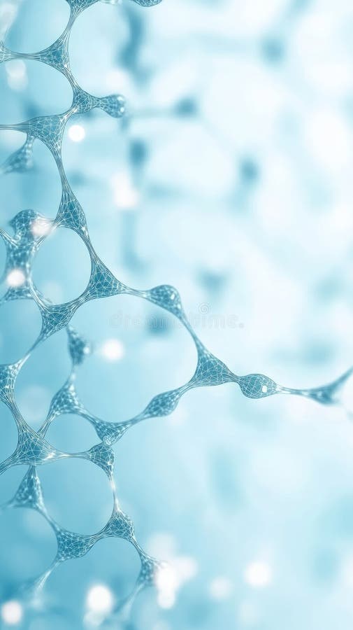 Complex Structures of Tiny Bubbles Interconnect in a Soothing Blue ...
