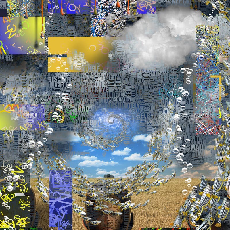 Vortex of Life and Death stock illustration. Illustration of fantasy ...