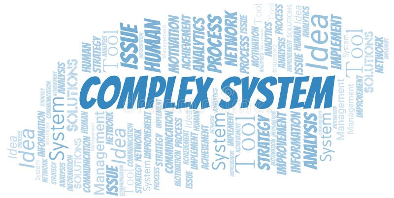 Complex System Complex Like a Puzzle - Pictured As Word Complex System ...