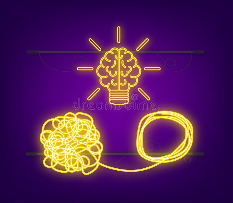 Complex Think, Idea, Great Design for Any Purposes. Vector Illustration ...