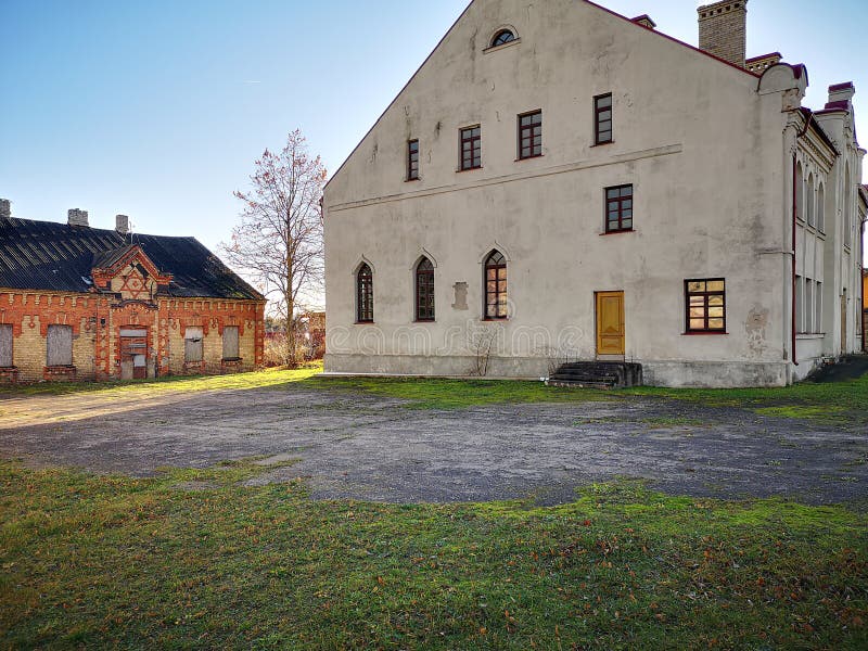 Complex of Three Jewish Synagogues in Kalvarija Lithuania Stock Image ...