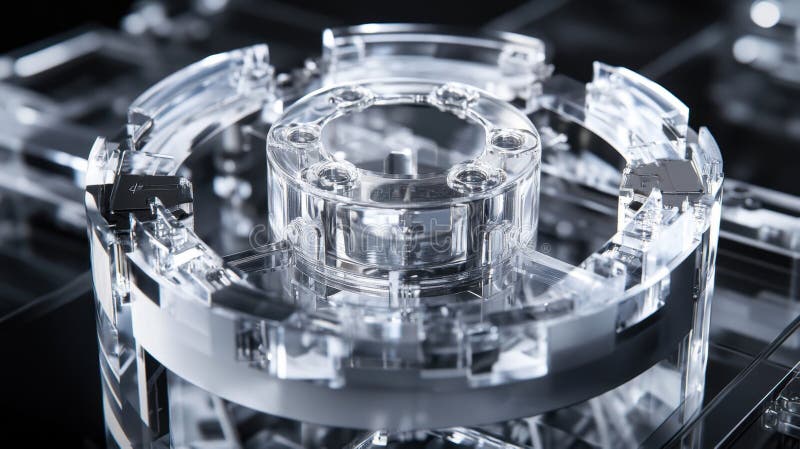 Complex Transparent Plastic Mechanism Demonstrating Engineering ...