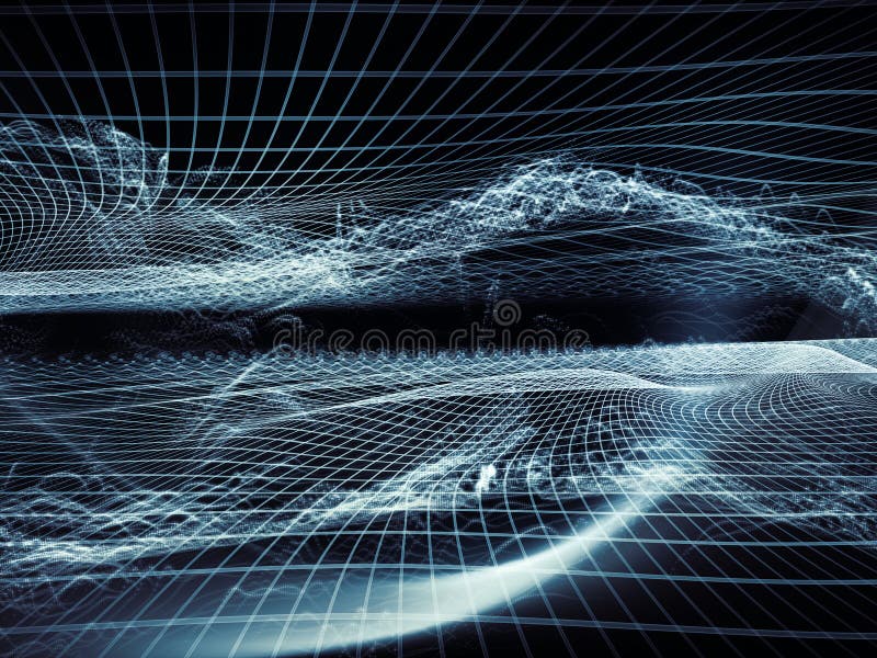 Complex Digital World stock illustration. Illustration of development ...