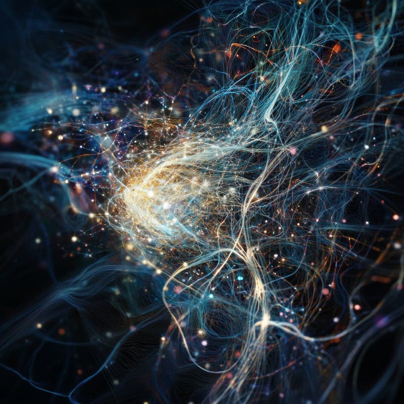 Abstract Neural Network Visualization with Glowing Connections and ... Abstract Neural Network Visualization with Glowing Connections and ...