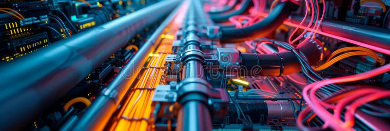 Complex Wiring and Connections between Battery Cells on an Electric ...