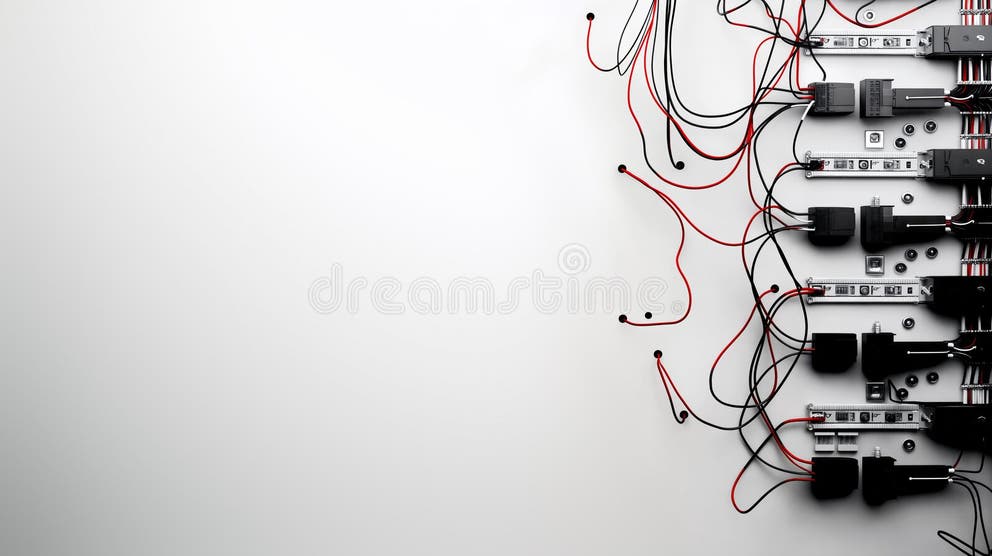 Wiring Arrangement Stock Illustrations – 691 Wiring Arrangement Stock ...