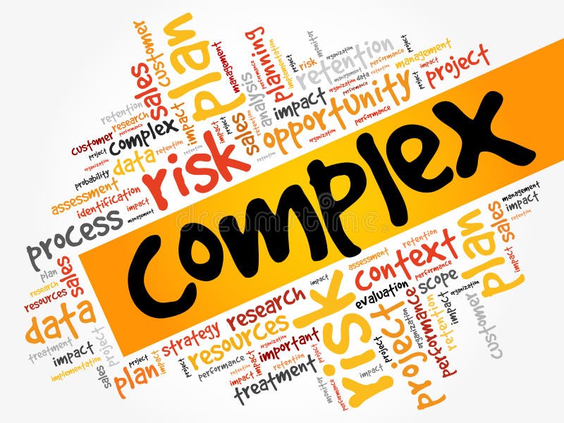 Complex word cloud stock illustration. Illustration of construction ...