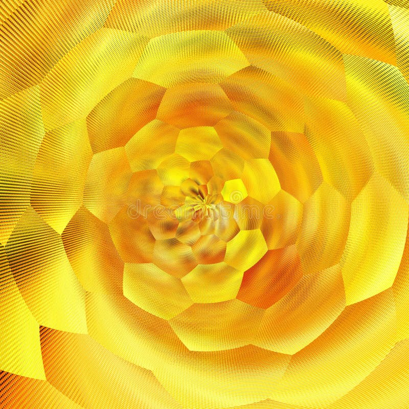 Complex Yellow Gold Abstract Art Background Stock Illustration ...
