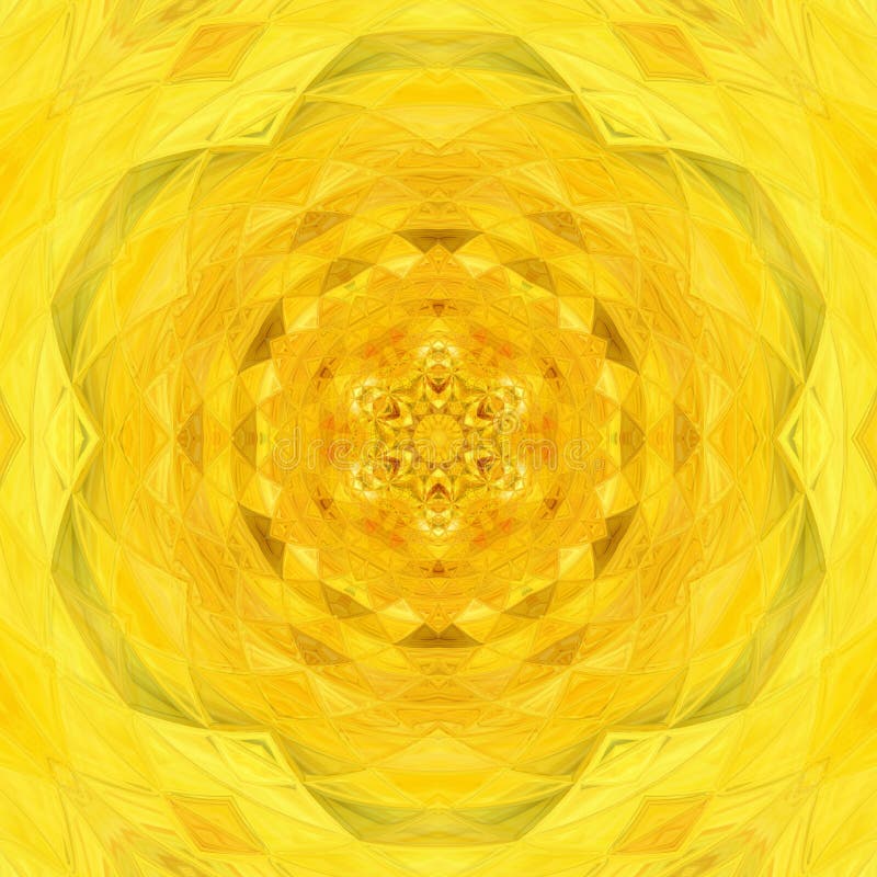 Complex Yellow Gold Abstract Art Background Stock Illustration ...