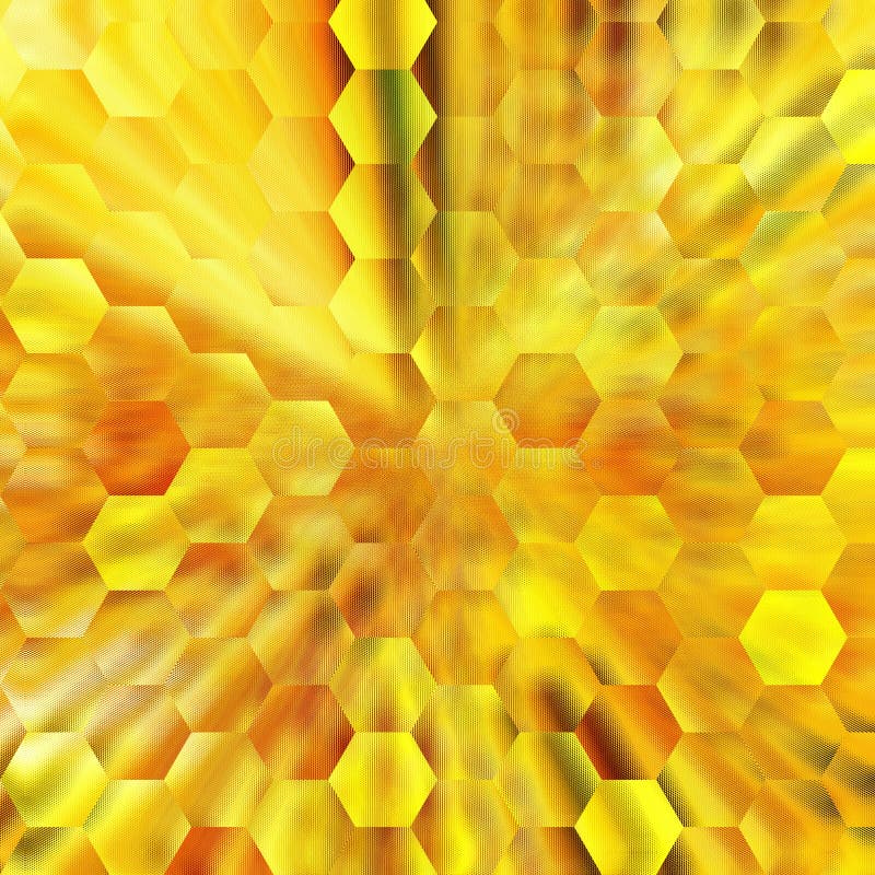 Complex Yellow Gold Abstract Art Background Stock Illustration ...
