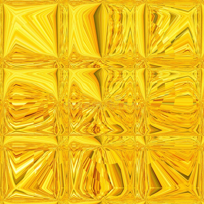 Complex Yellow Gold Abstract Art Background Stock Illustration ...