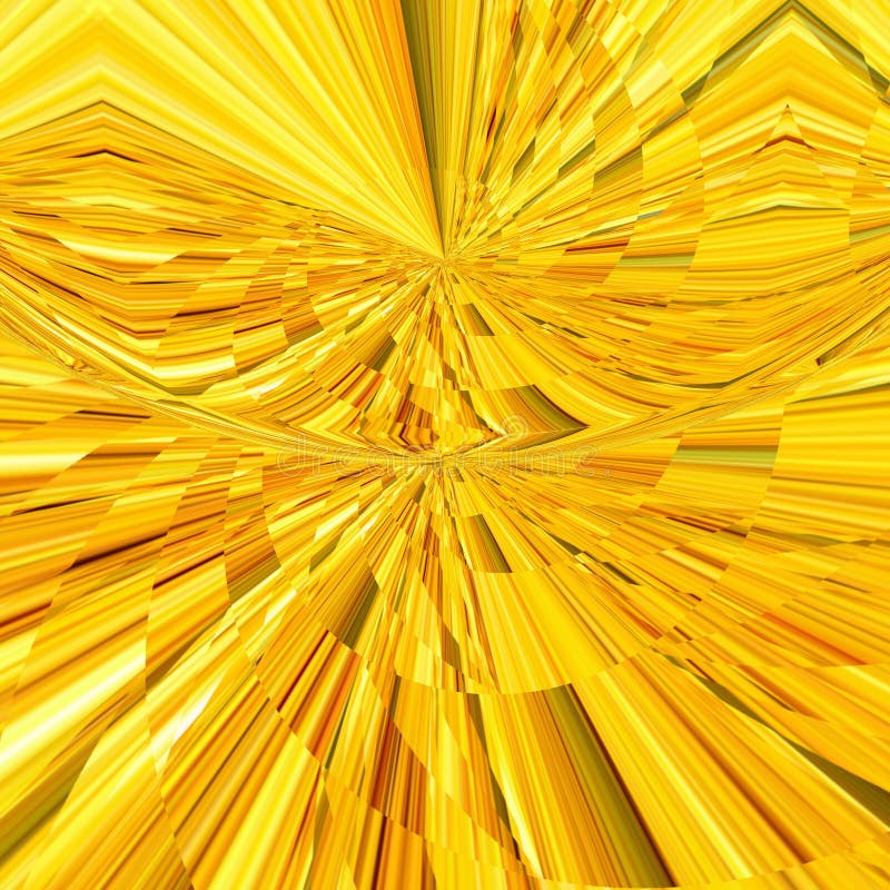 Complex Yellow Gold Abstract Art Background Stock Illustration ...