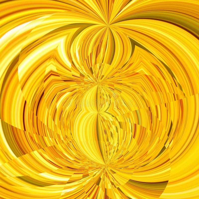 Complex Yellow Gold Abstract Art Background Stock Illustration ...