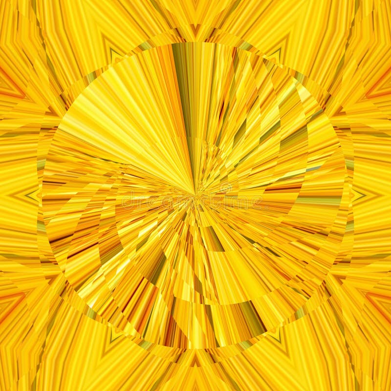 Complex Yellow Gold Abstract Art Background Stock Illustration ...