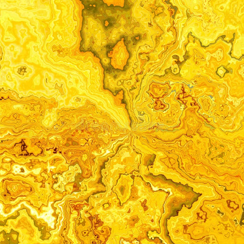 Complex Yellow Gold Abstract Art Background Stock Illustration ...