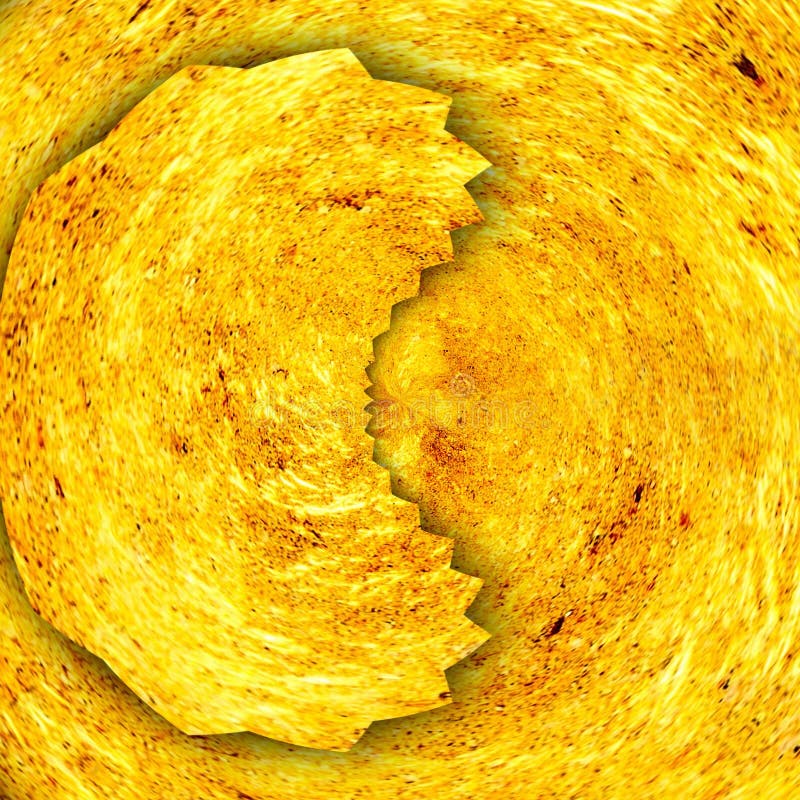 Complex Yellow Gold Abstract Art Background Stock Illustration ...