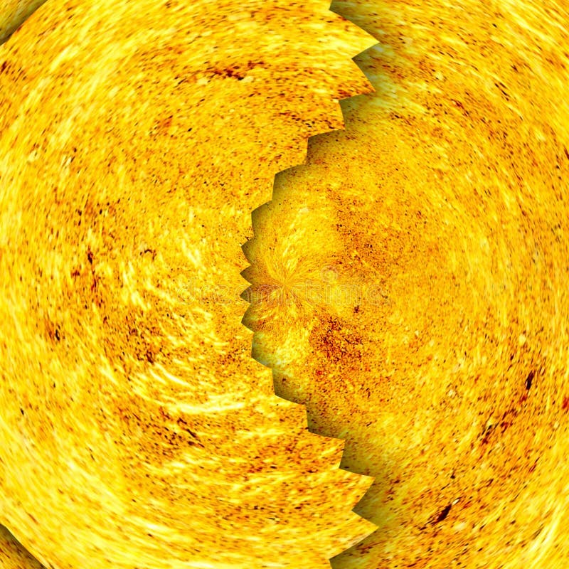 Complex Yellow Gold Abstract Art Background Stock Illustration ...