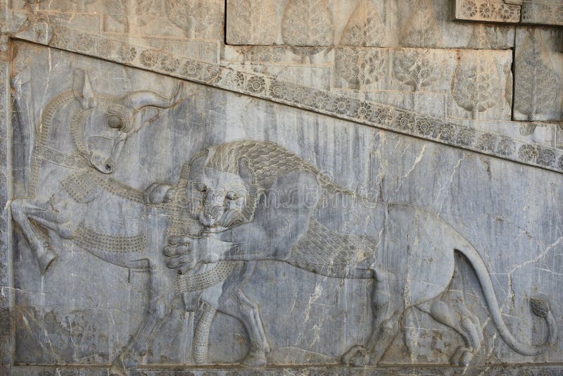 Complexe Antique De Persepolis Dans Les Pairs, Iran Photo stock - Image ...
