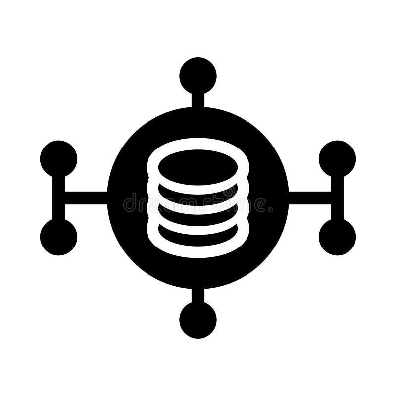 Complexity, Massive, Big Data Icon. Black Vector Graphics Stock ...