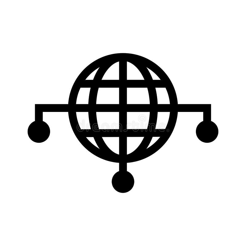 Complexity, Network, Big Data Icon. Black Vector Graphics Stock ...