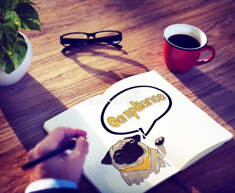 Compliance Affirmation Continuity Regulation Concept Stock Image ...