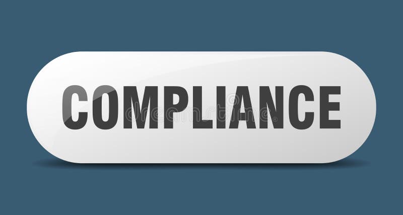 Compliance Button. Compliance Sign. Key. Push Button Stock Vector ...