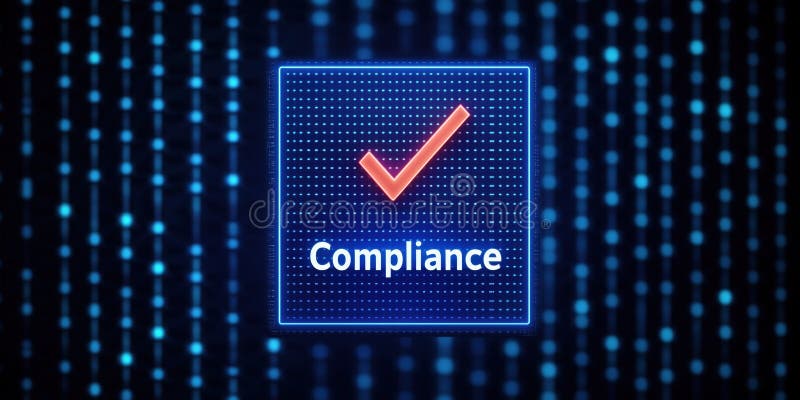 Compliance Check Mark Symbolizing Adherence To Standards and ...