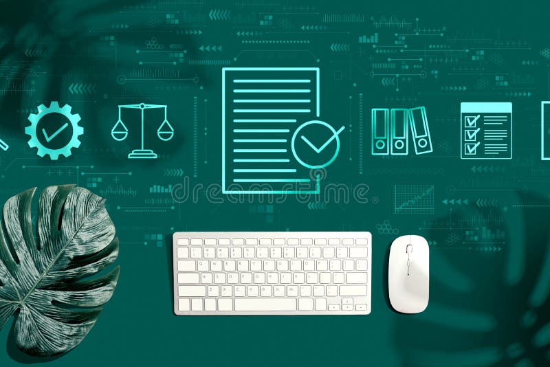 Compliance Concept with a Computer Keyboard Stock Image - Image of ...