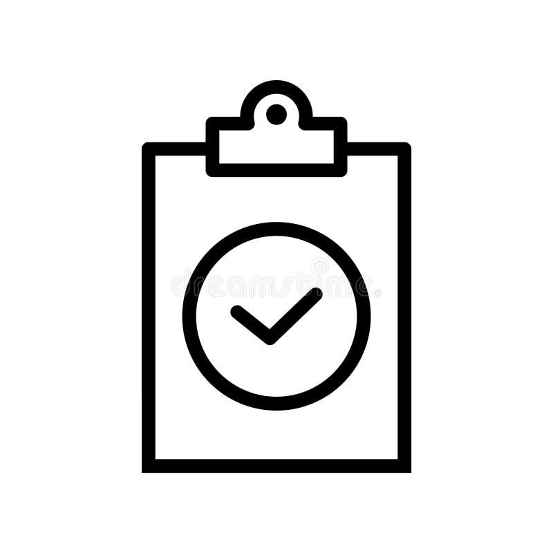 Compliance Document Vector Icon. Approved Process Illustration Symbol ...