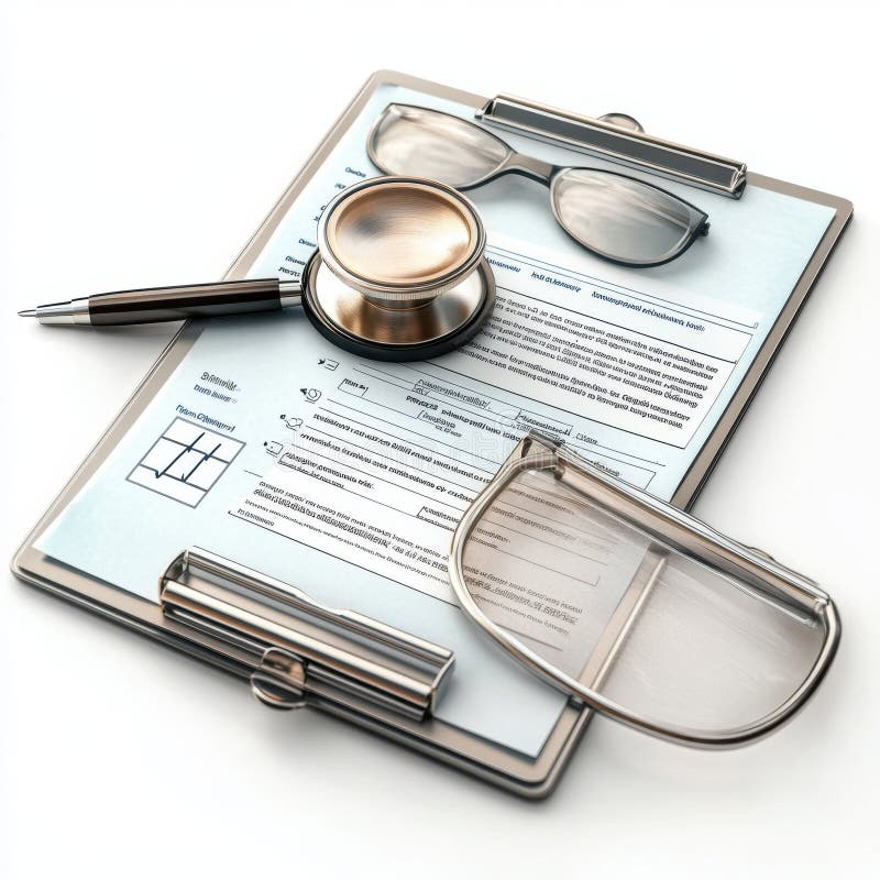 Compliance Documentation Checklist Isolated on White Background Stock ...