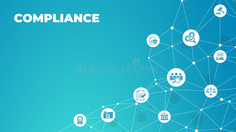 Compliance Icon Concept: Corporate Mission or Compliance Policy Stock ...