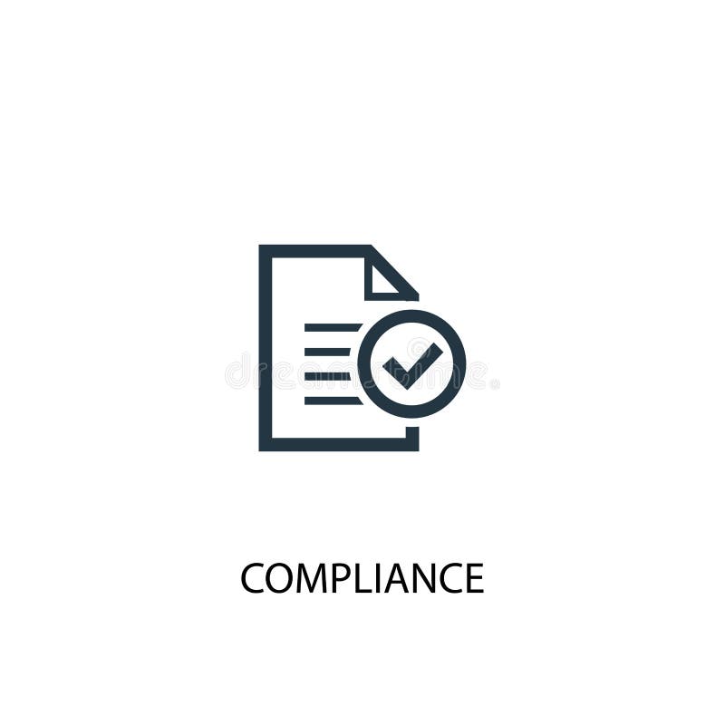 Compliance Icon. Simple Element Stock Vector - Illustration of vector ...