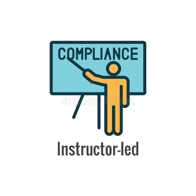 Compliance Instruction - Testing Icons with Instructor Teaching Worker ...