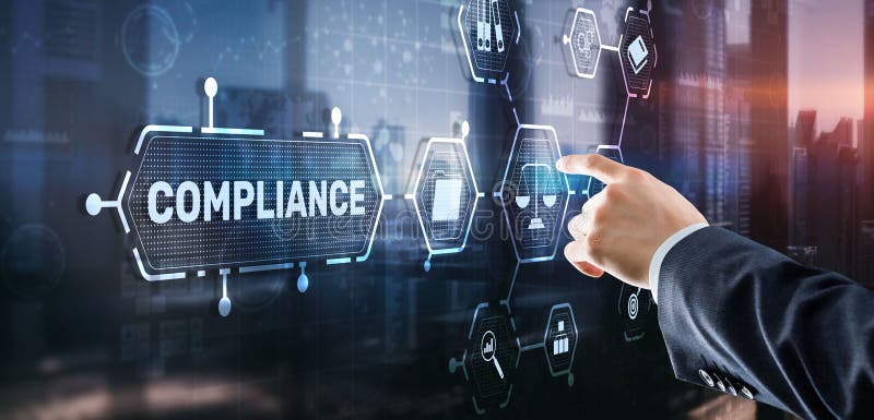 Compliance Regulation Business Technology Concept. Risk Control and ...