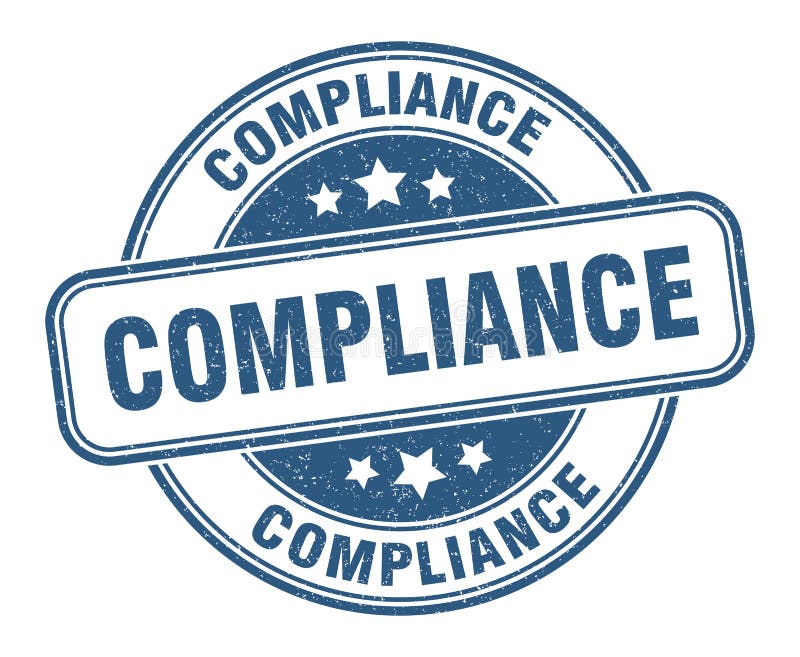Compliance Stamp. Compliance Round Grunge Sign Stock Vector ...