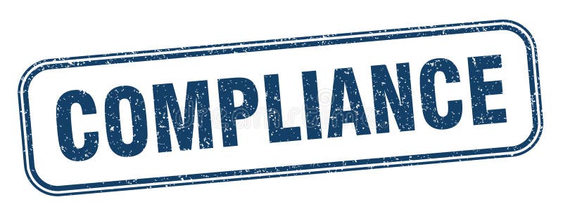 Compliance Stamp. Compliance Square Grunge Sign Stock Vector ...