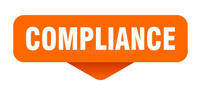 Compliance Sticker. Compliance Sign on Transparent Background Stock ...