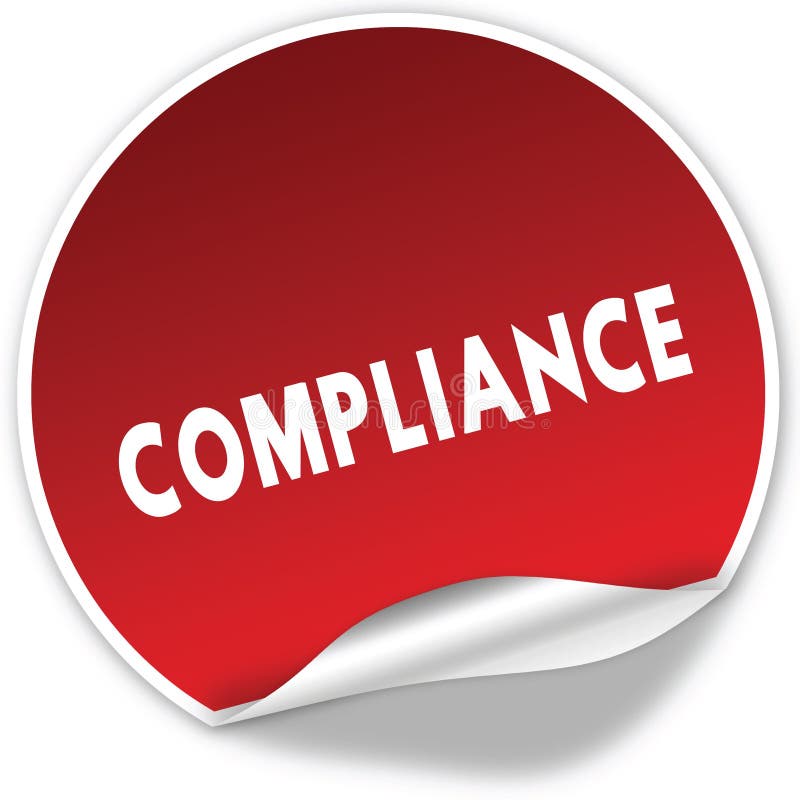 Compliance Sticker Stock Illustrations – 646 Compliance Sticker Stock ...