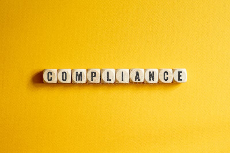 Compliance - Word Concept on Building Blocks, Text Stock Illustration ...