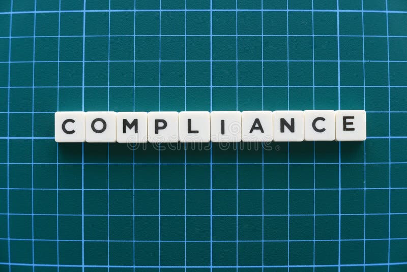 Compliance Word Cloud Concept Background Stock Image - Image of ...