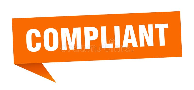 Compliant Banner. Compliant Speech Bubble Stock Vector - Illustration ...