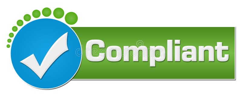 Compliant Green Ink Stamp Icon. Simple Element Illustration Stock ...