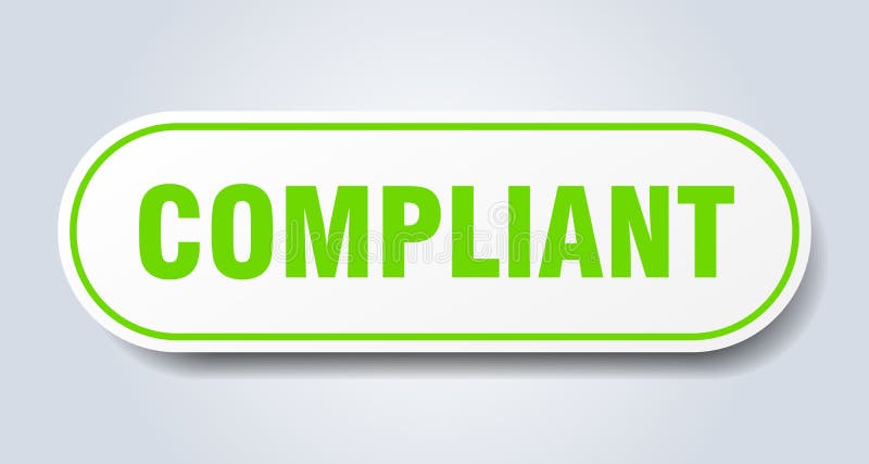 Compliant Sticker Stock Illustrations – 244 Compliant Sticker Stock ...