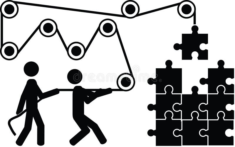 Stick Man Stick Figure Jigsaw Puzzle Stock Illustrations – 99 Stick Man ...