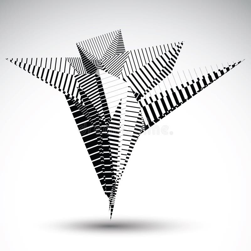 Complicated Contrast Eps8 Element, Geometric Shapes Stock Vector ...