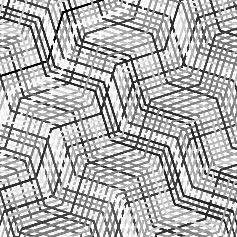 Complicated Greyscale Geometric Pattern, Geometric Texture Of ...