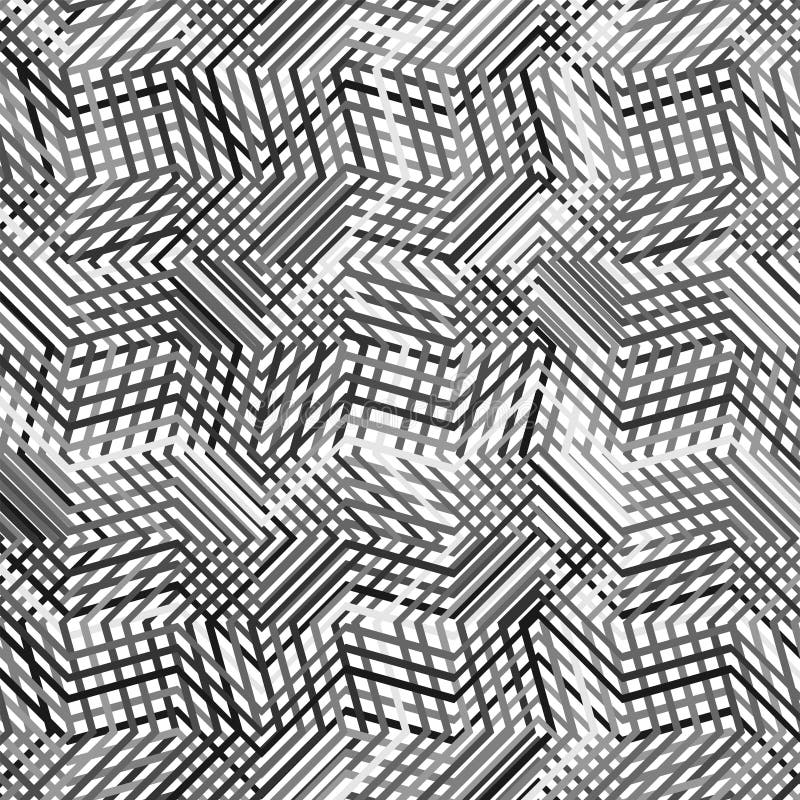 Complicated Greyscale Geometric Pattern, Geometric Texture of ...
