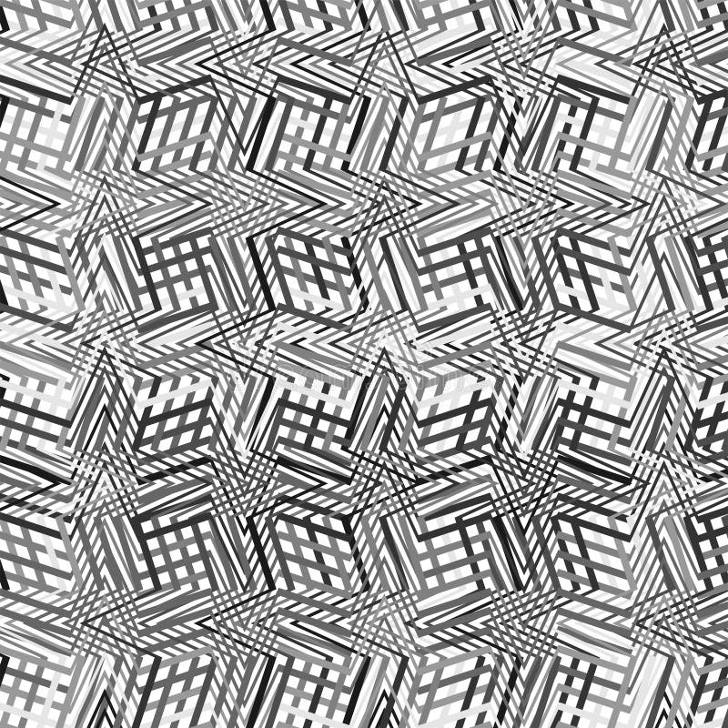 Complicated Greyscale Geometric Pattern, Geometric Texture of ...